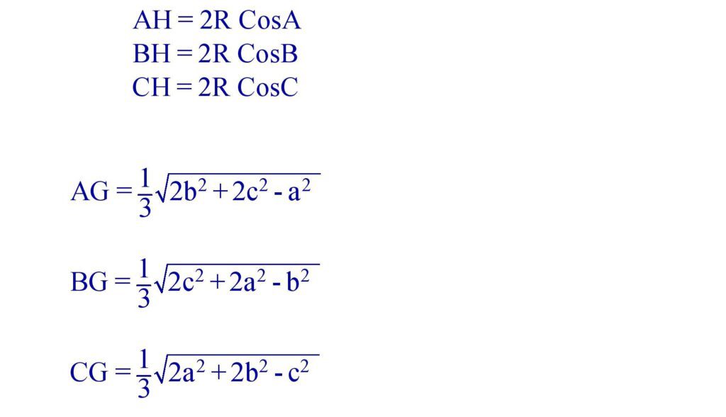 Properties Of Triangle Formula