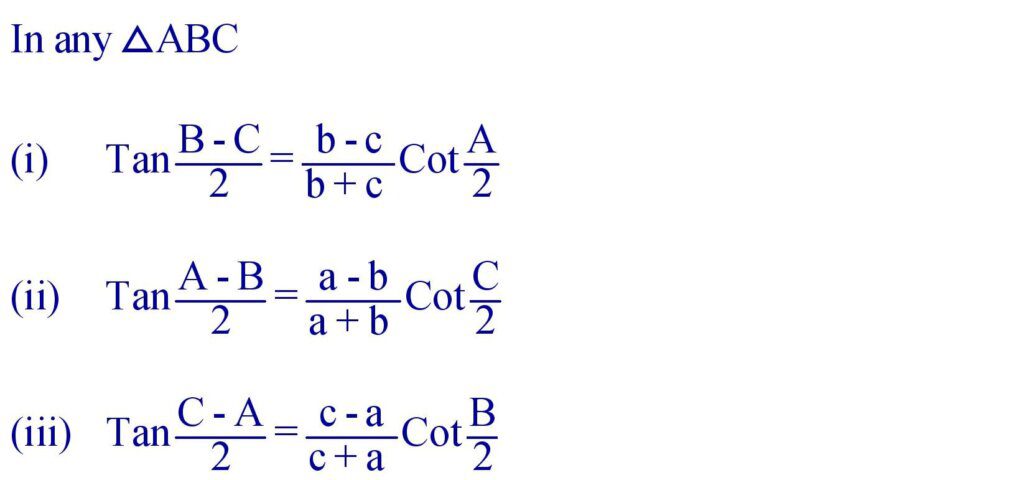 Properties Of Triangle Formula