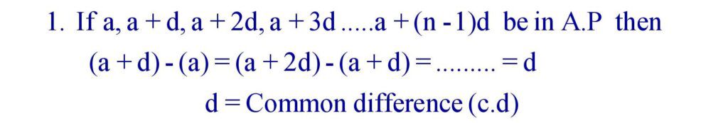 Sequence And Series Formula » Formula In Maths