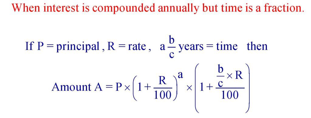 Compound Interest Formula For 8th Class » Formula In Maths