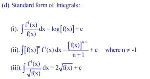 Integration Formula » Formula In Maths