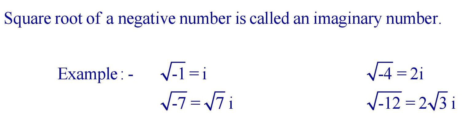 Complex Number Formula » Formula In Maths
