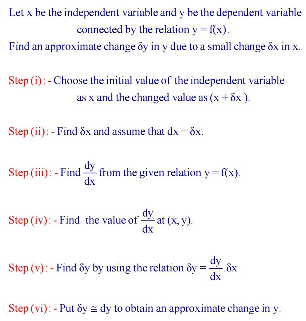 Errors And Approximation Formula » Formula In Maths Errors And Approximation Formula » Formula In Maths