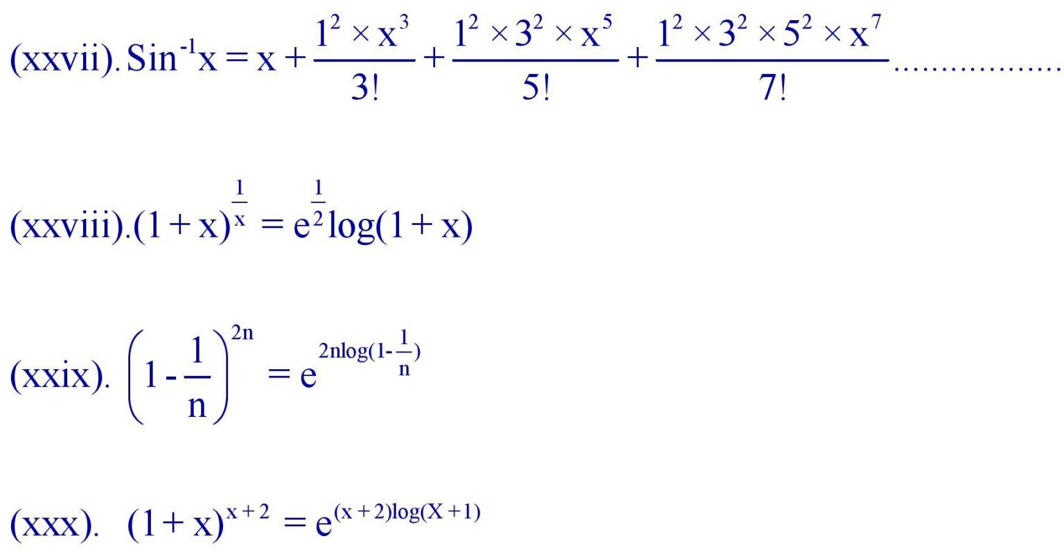 Limits Formula » Formula In Maths