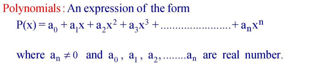 Polynomials Formula For 9th Class » Formula In Maths