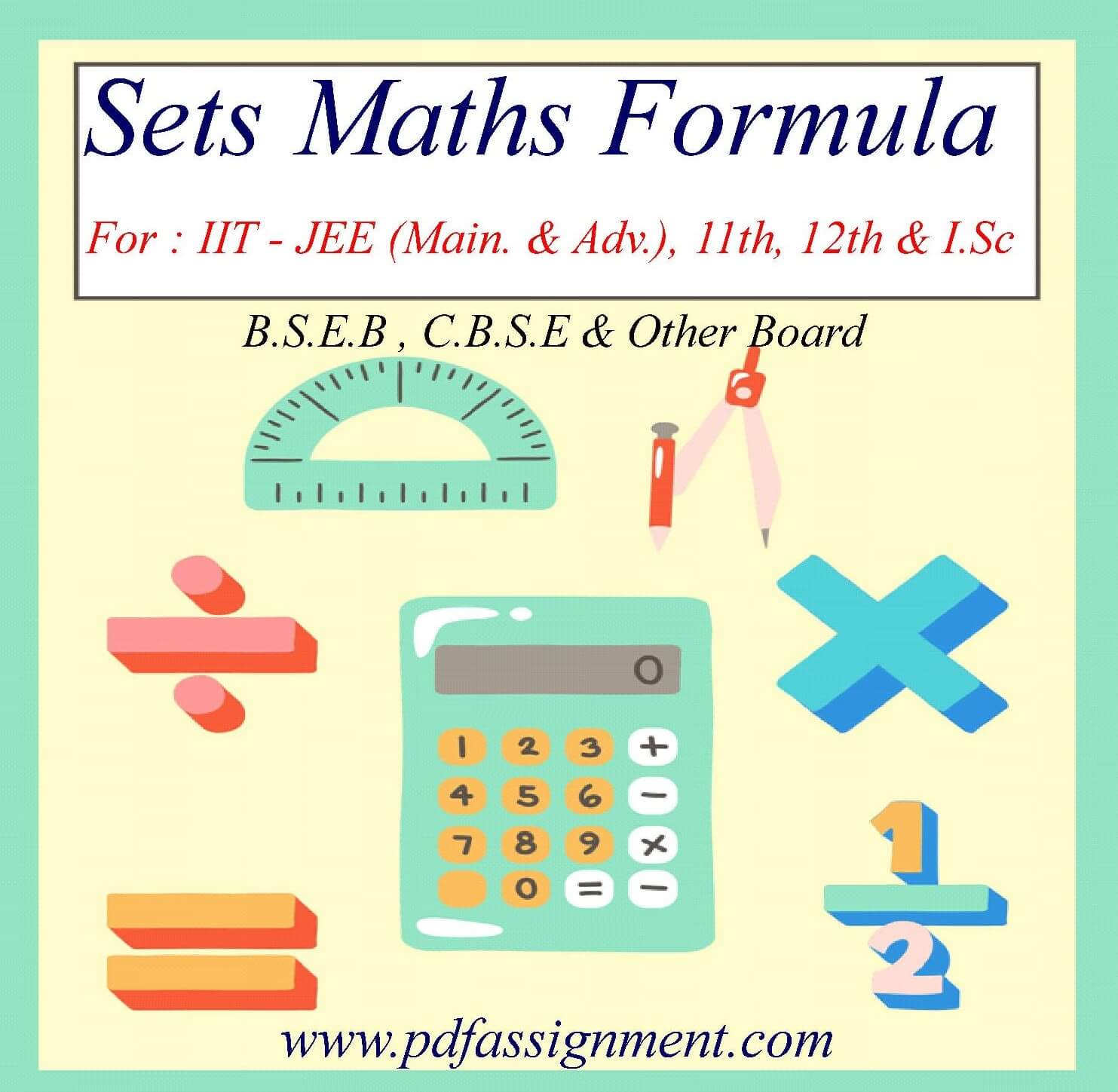 Formula Books » Formula In Maths